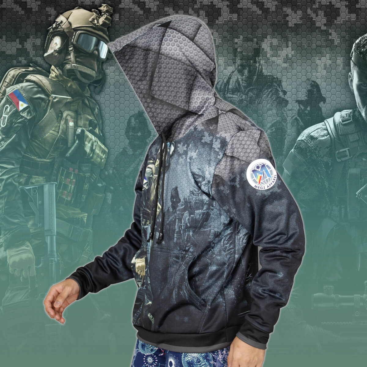 AIRBORNE TACTICAL 2 HOODIE – MEGZ Apparel