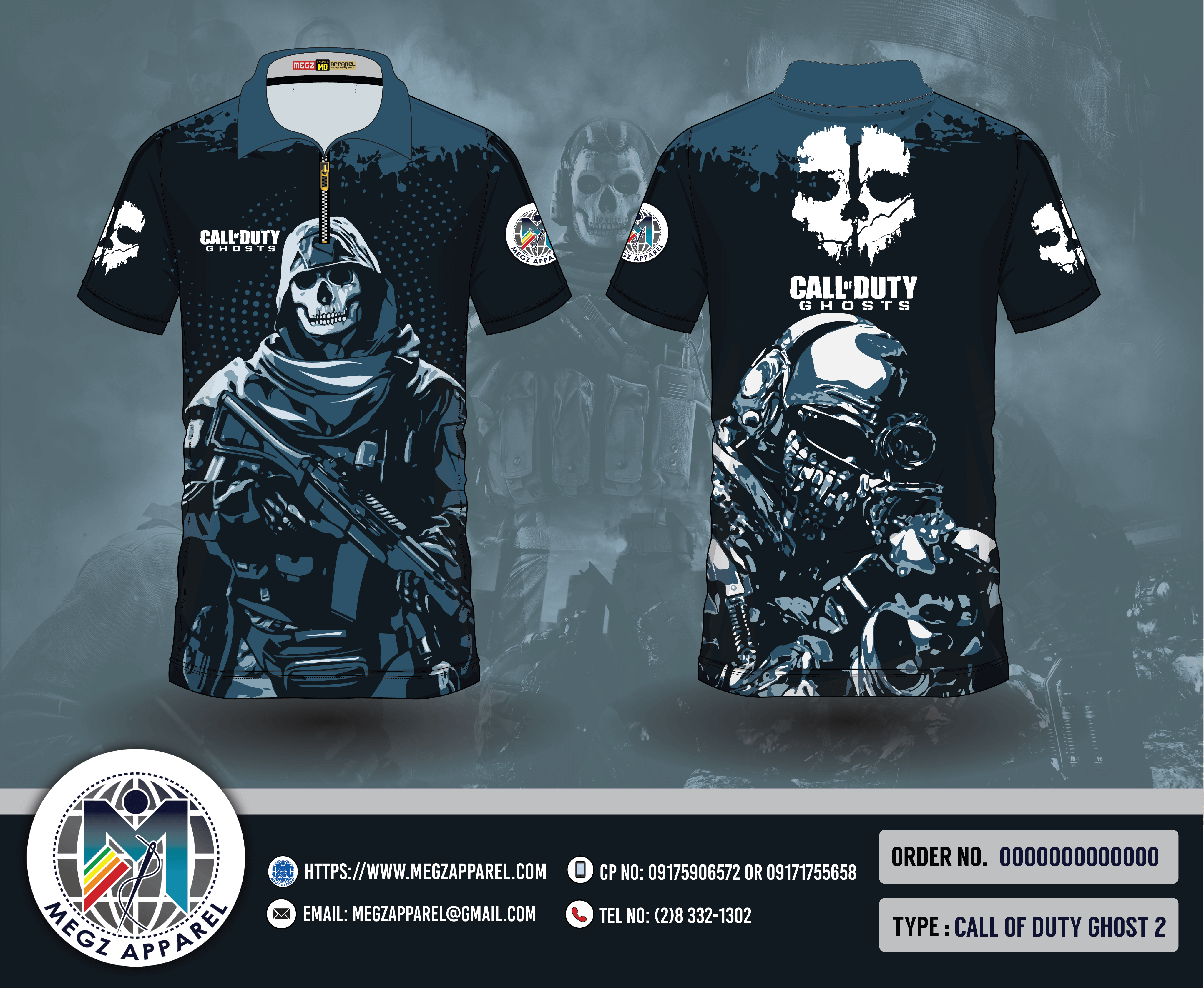 CALL OF DUTY GHOST 2 – MEGZ Apparel