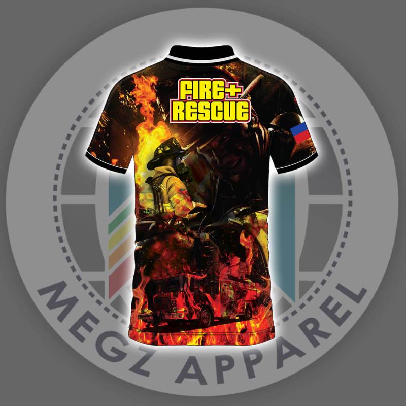 T240-FIRE RESCUE POLO SHIRT – MEGZ Apparel