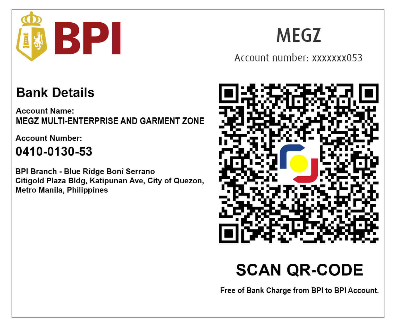 BPI-BANK-DETAILS – MEGZ Apparel