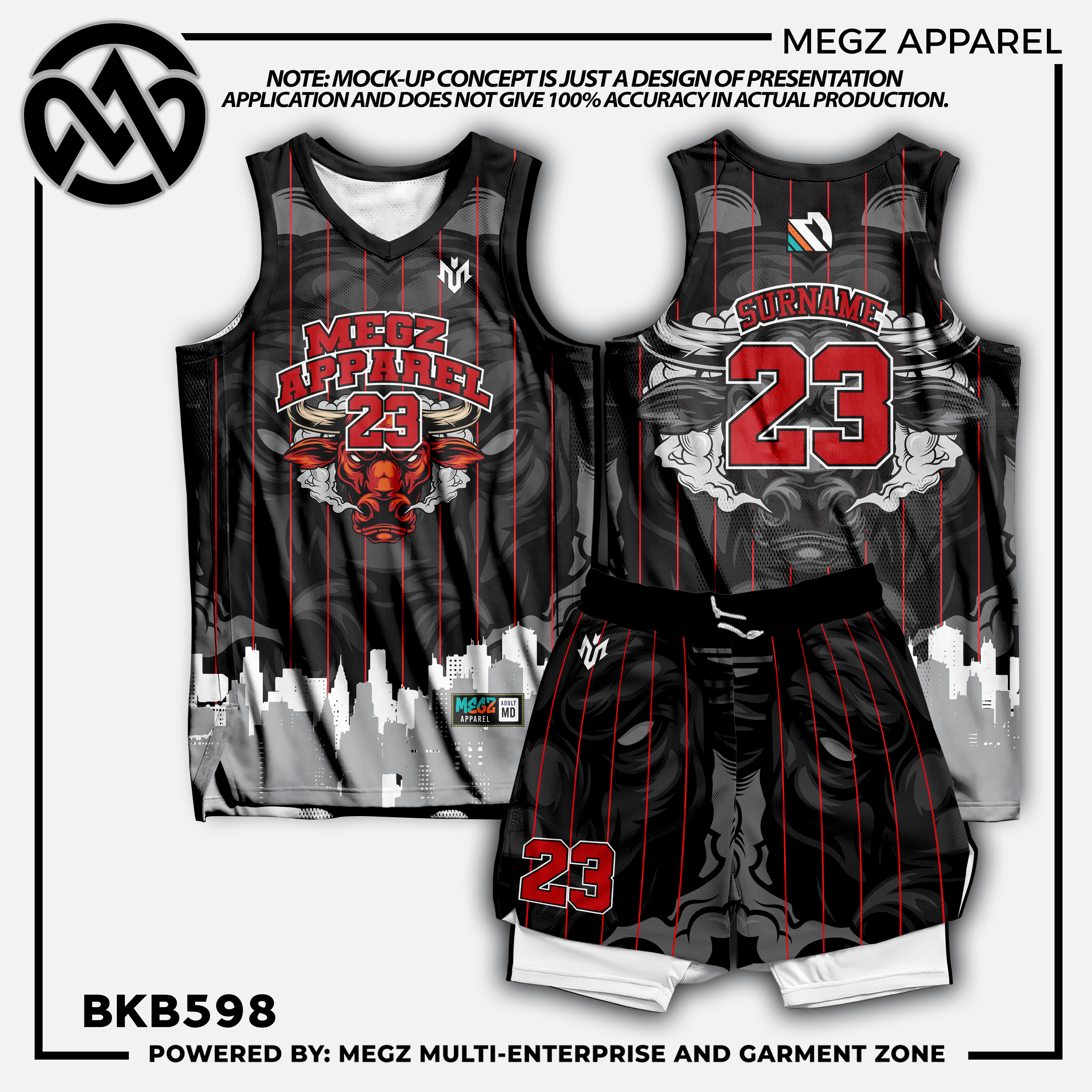 BKB598 – MEGZ Apparel